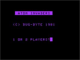 Atom Invaders - Acorn Atom - Games Database