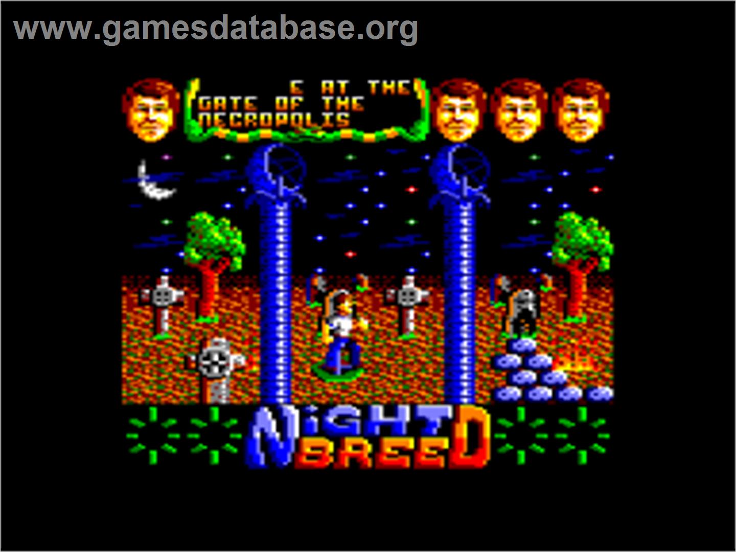Clive Barker's Nightbreed: The Action Game - Amstrad CPC - Artwork - In ...