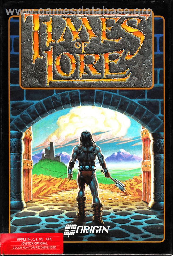 Times of Lore - Apple II - Artwork - Box