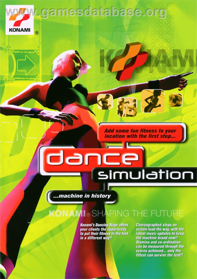 Dancing Stage - Arcade - Artwork - Advert