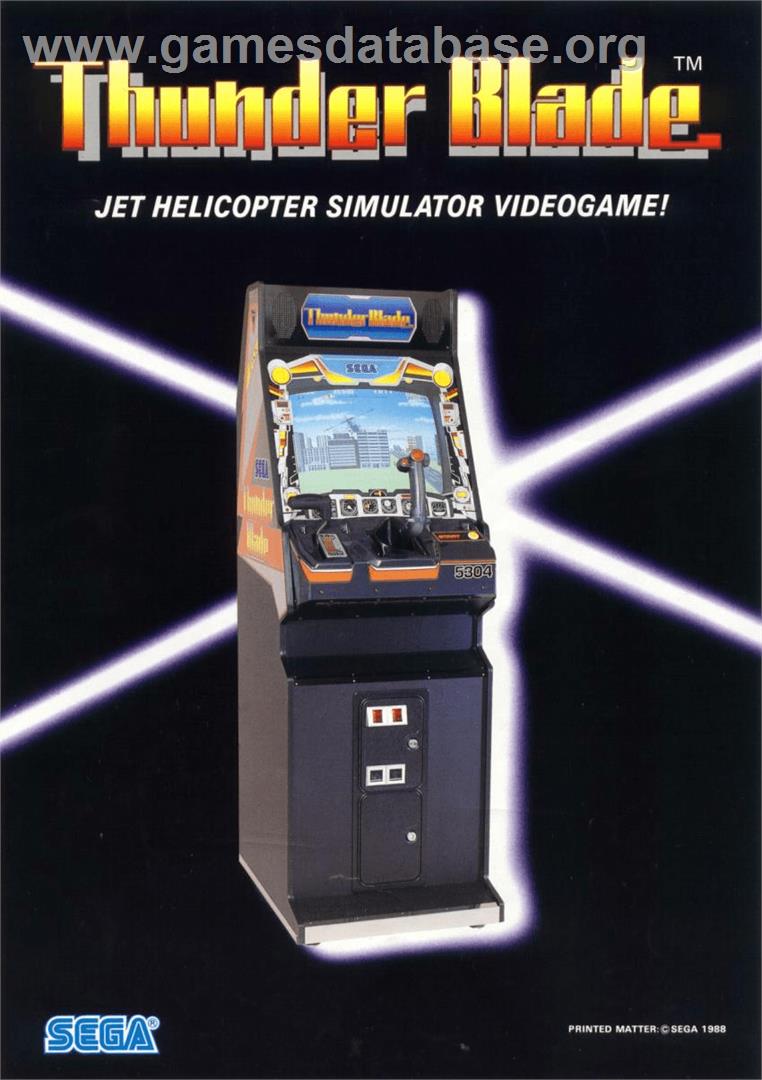 Thunder Blade - Amstrad CPC - Artwork - Advert Thunder Blade - Amstrad CPC - Artwork - Advert