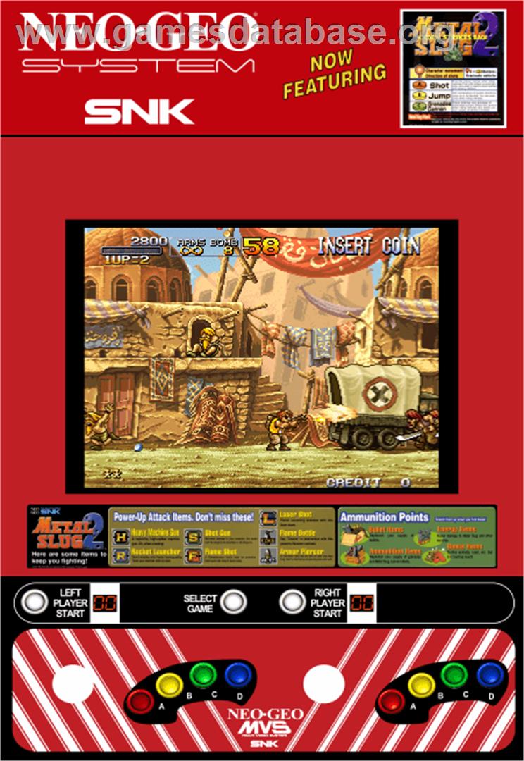 Metal Slug 2 - Super Vehicle-001/II - Arcade - Artwork - Artwork