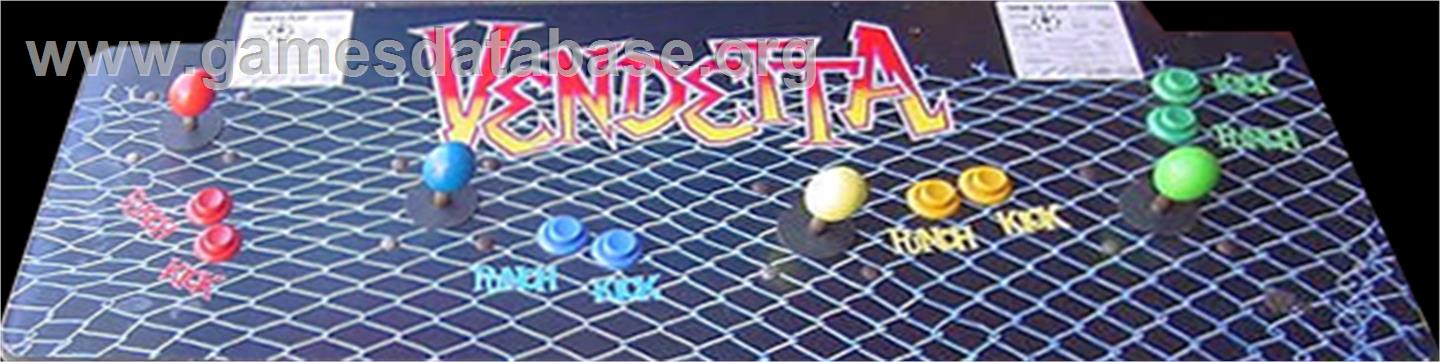 Vendetta - Arcade - Artwork - Control Panel