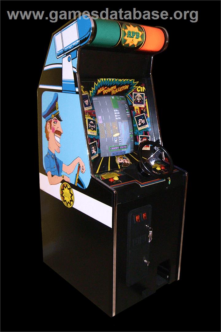 APB - All Points Bulletin - Arcade - Artwork - Cabinet