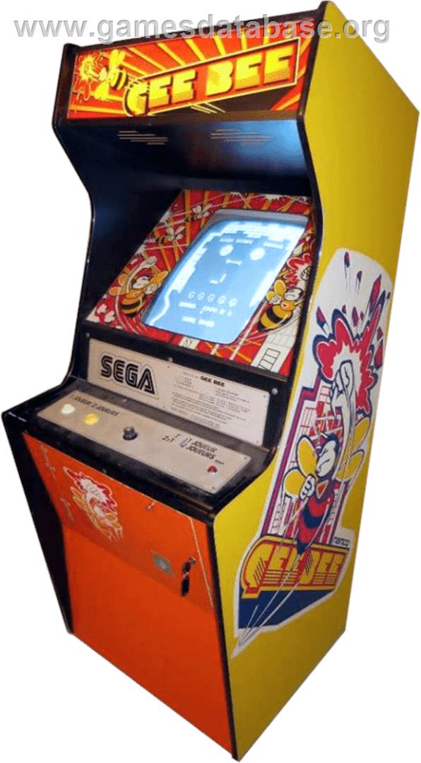 Gee Bee - Arcade - Artwork - Cabinet
