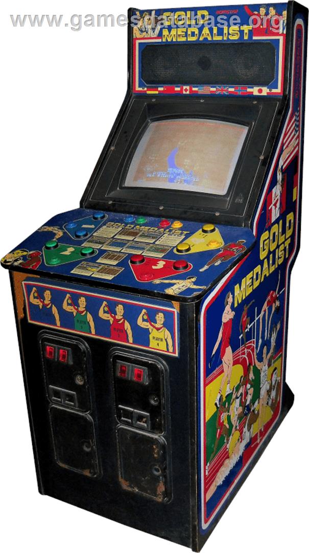 Gold Medalist - Arcade - Artwork - Cabinet