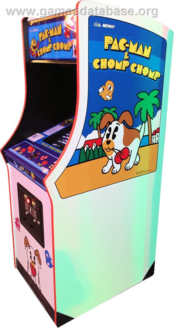 Pac-Man & Chomp Chomp - Arcade - Artwork - Cabinet