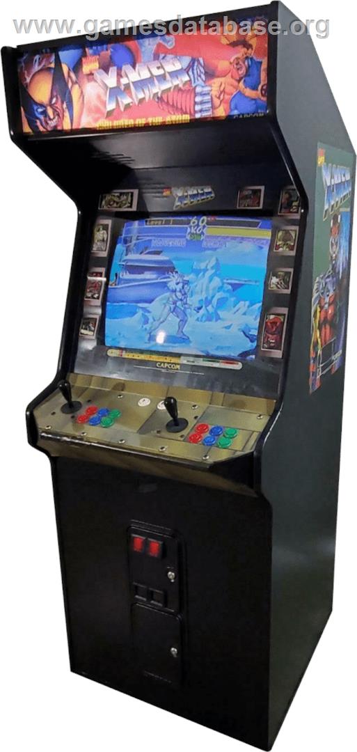 X-Men: Children of the Atom - Arcade - Artwork - Cabinet