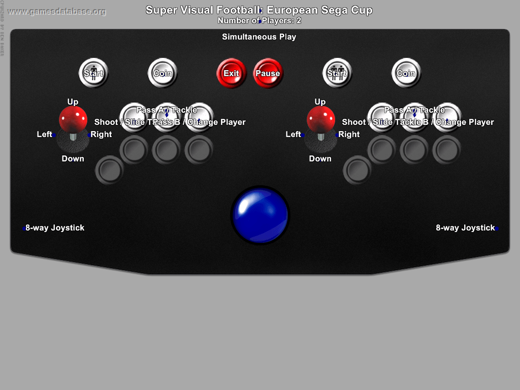 Super Visual Soccer: Sega Cup - Arcade - Games Database