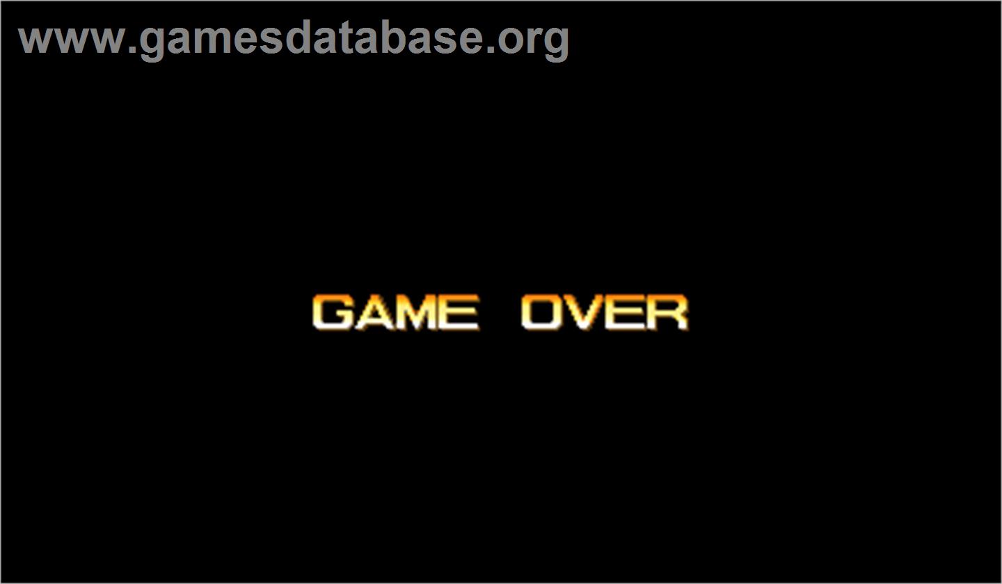 Armored Warriors - Arcade - Artwork - Game Over Screen