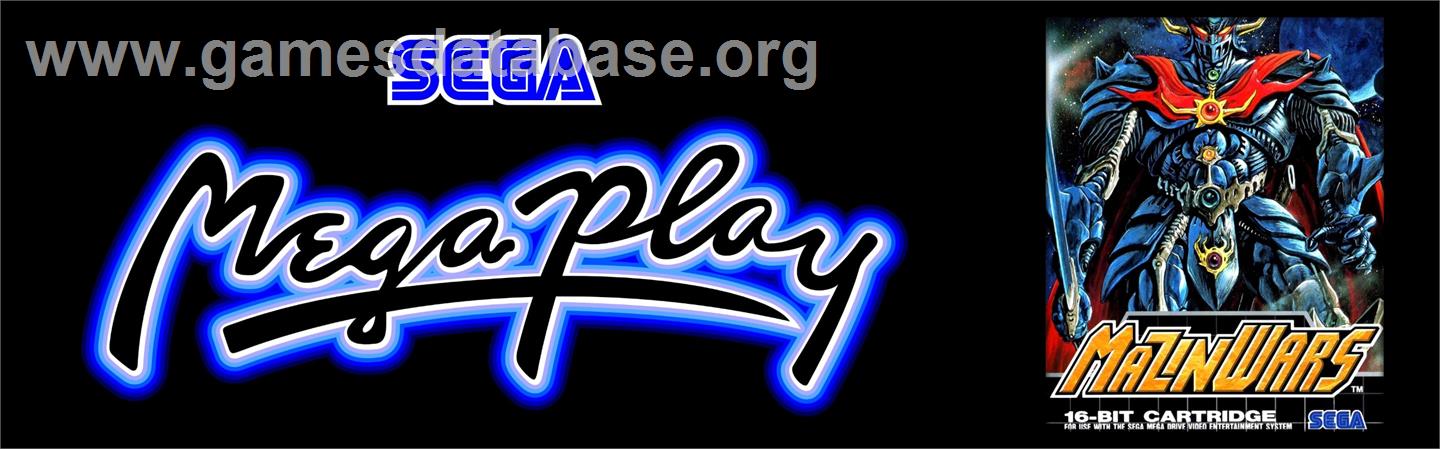 Mazin Wars / Mazin Saga - Arcade - Artwork - Marquee