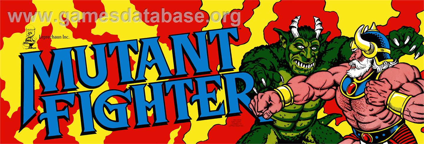 Mutant Fighter - Arcade - Artwork - Marquee