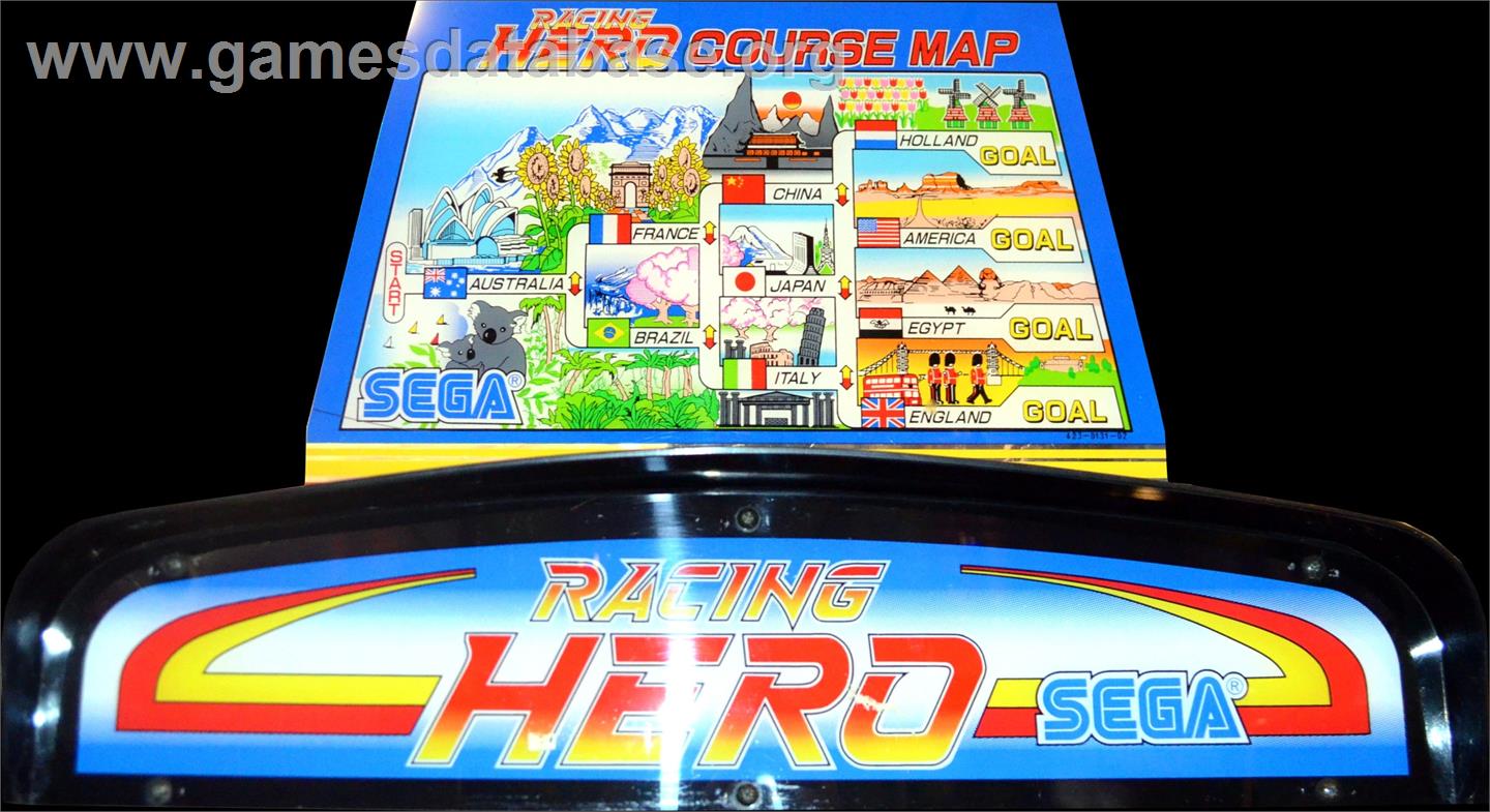 Racing Hero - Arcade - Artwork - Marquee