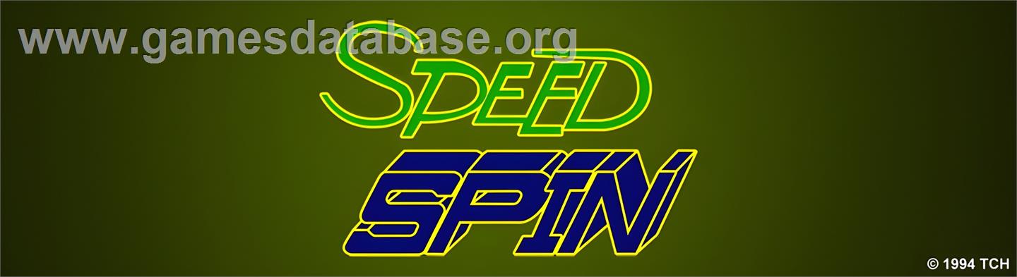 Speed Spin - Arcade - Artwork - Marquee