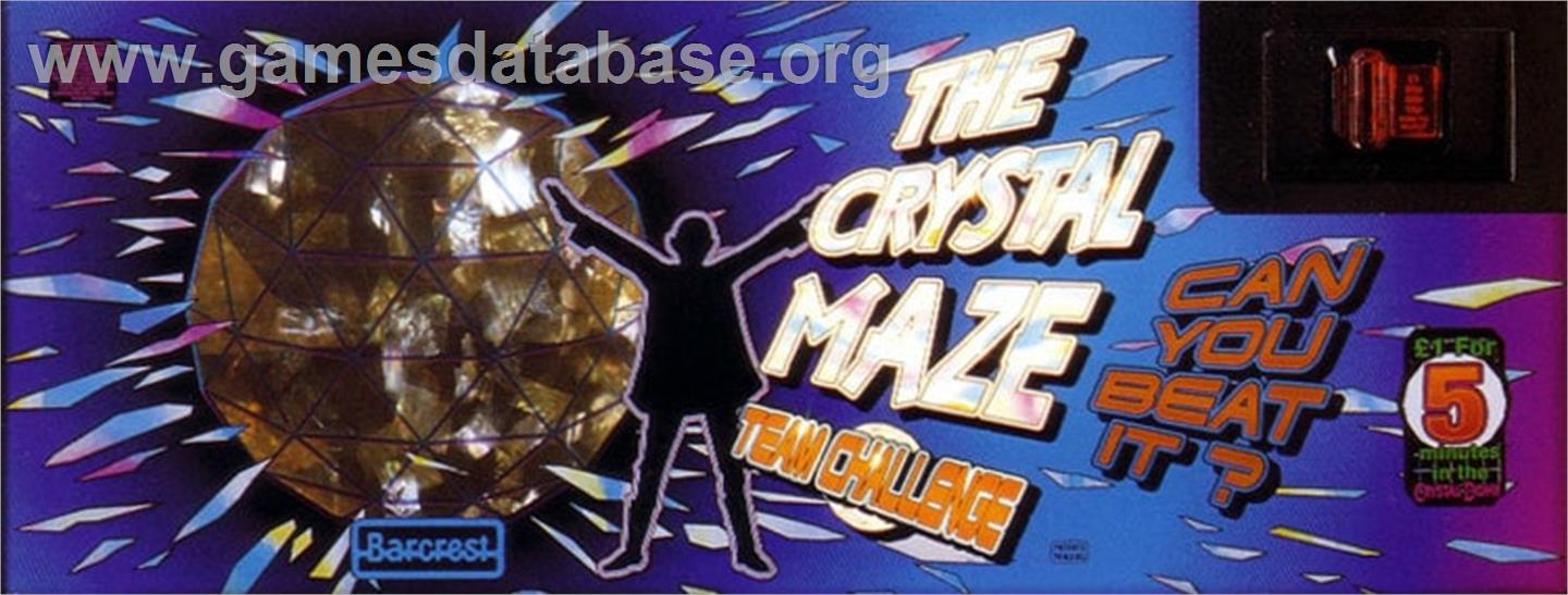 The Crystal Maze Team Challenge - Arcade - Artwork - Marquee