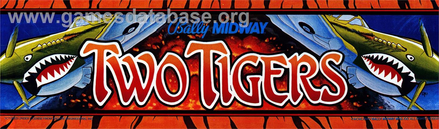 Two Tigers - Arcade - Artwork - Marquee