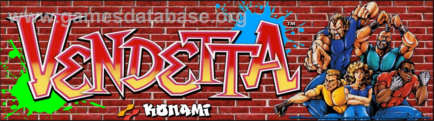 Vendetta - Arcade - Artwork - Marquee