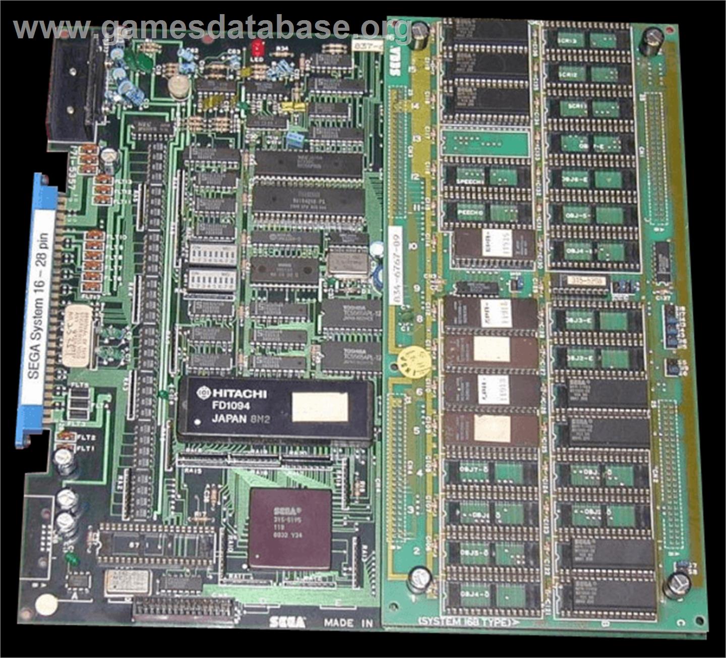 Dynamite Dux - Arcade - Artwork - PCB