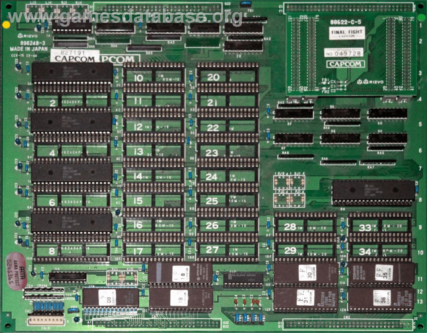 Street Smart / Final Fight - Arcade - Artwork - PCB