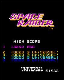 Space Raider - Arcade - Games Database