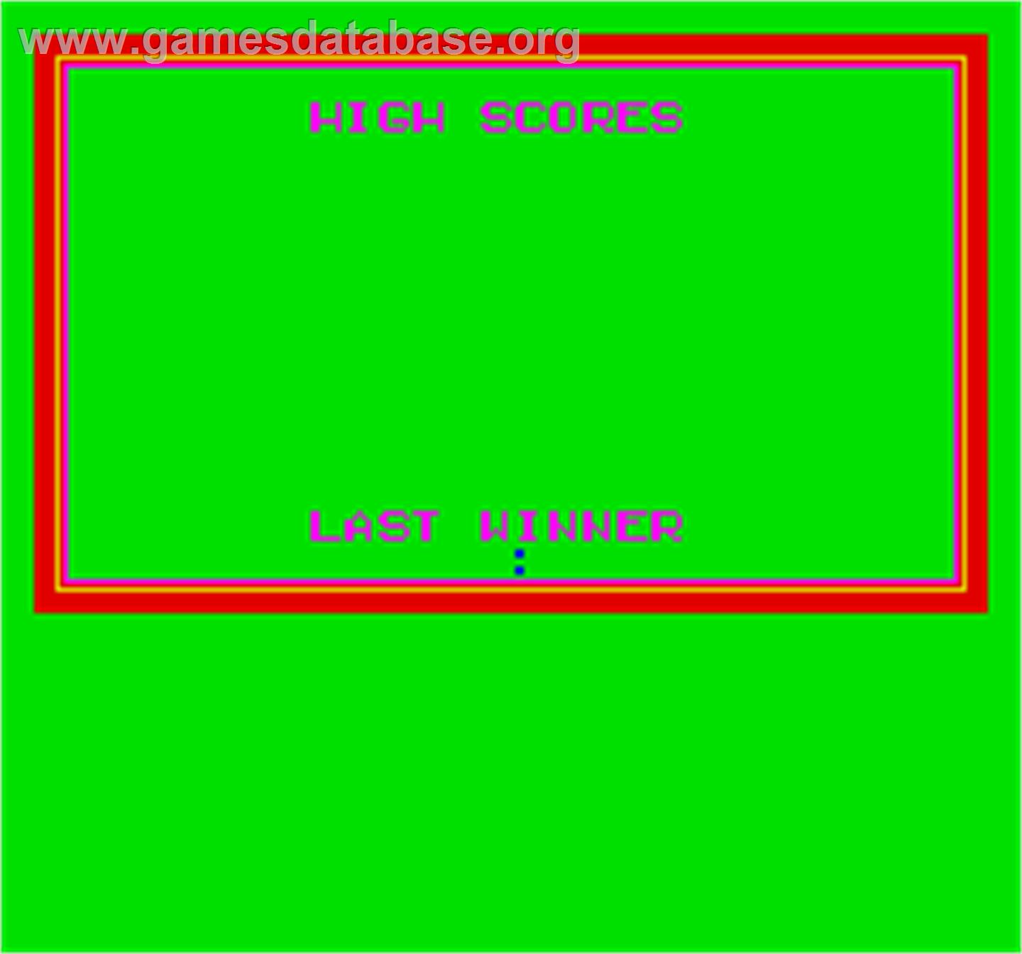 NFL - Arcade - Artwork - High Score Screen
