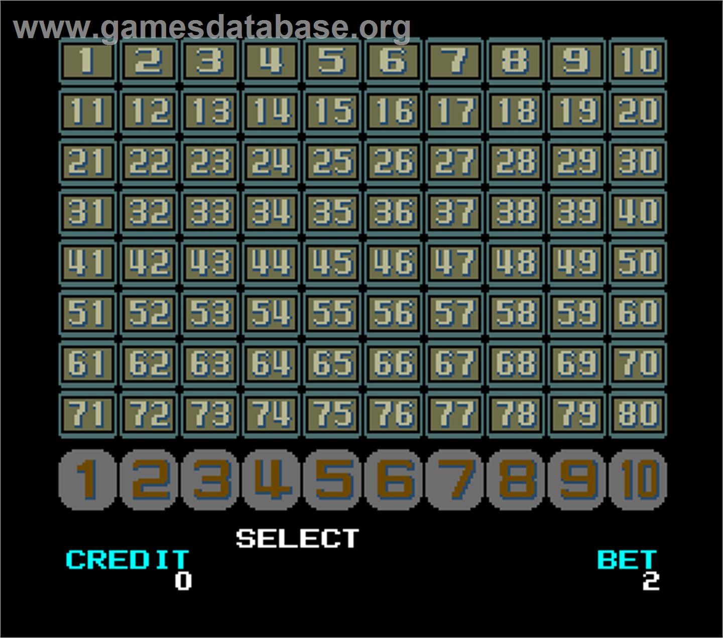 Big 10 - Arcade - Artwork - Select Screen