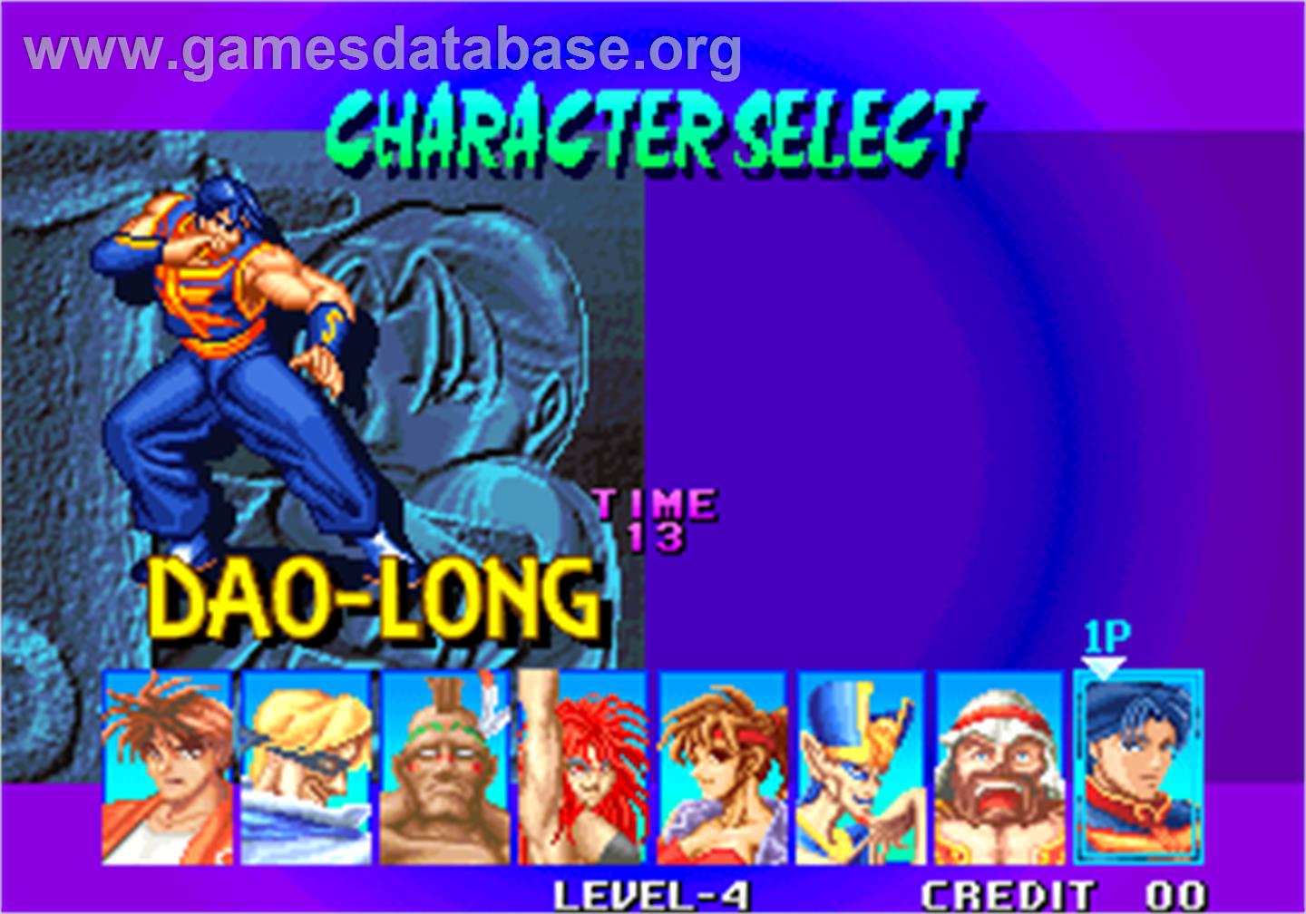 Breakers - Arcade - Artwork - Select Screen