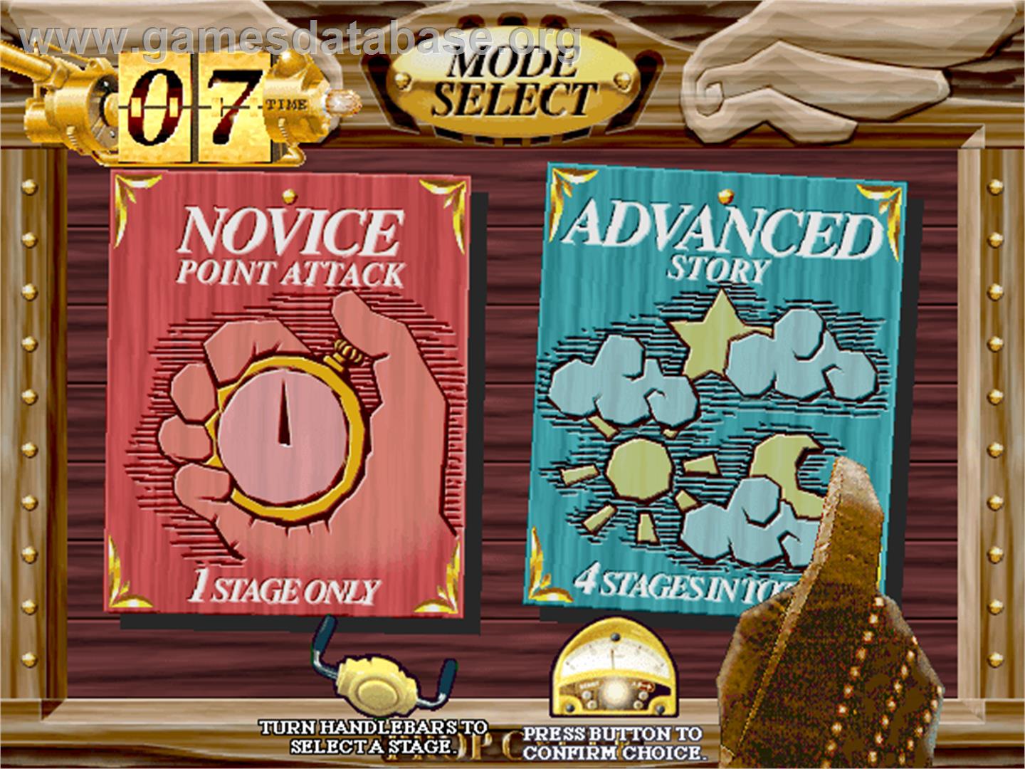 Prop Cycle - Arcade - Artwork - Select Screen