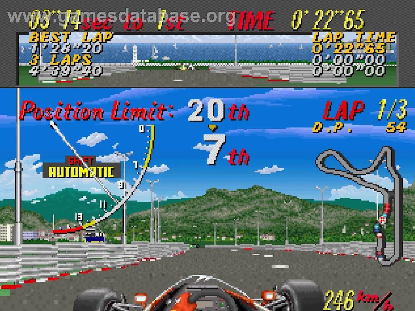 Super Monaco GP - Arcade - Artwork - In Game