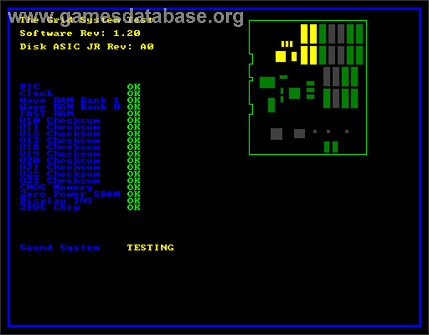 The Grid - Arcade - Artwork - Title Screen