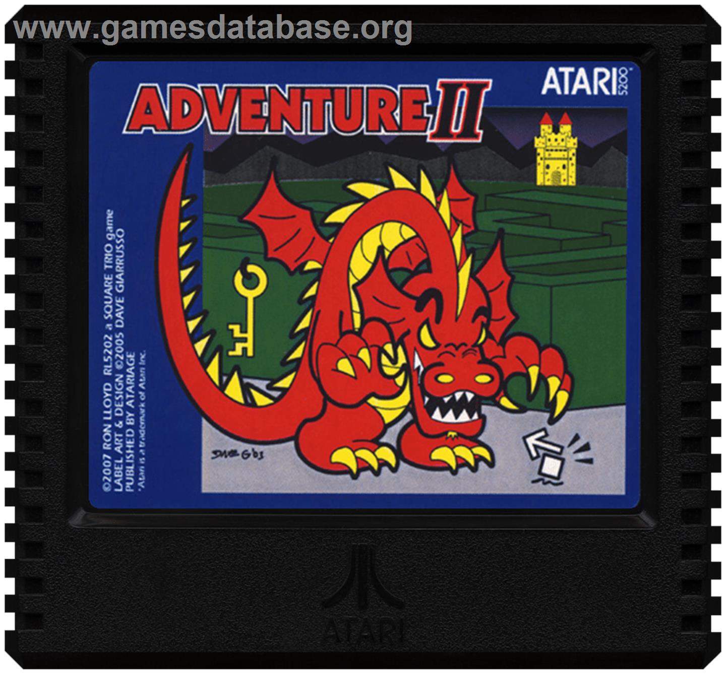 Adventure 2 - Atari 5200 - Artwork - Cartridge