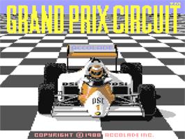 Grand Prix Circuit - Commodore 64 - Games Database