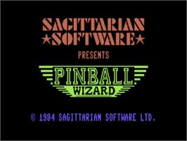 Pinball Wizard - Commodore 64 - Games Database