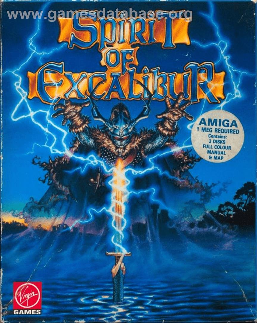 Spirit of Excalibur - Commodore Amiga - Artwork - Box
