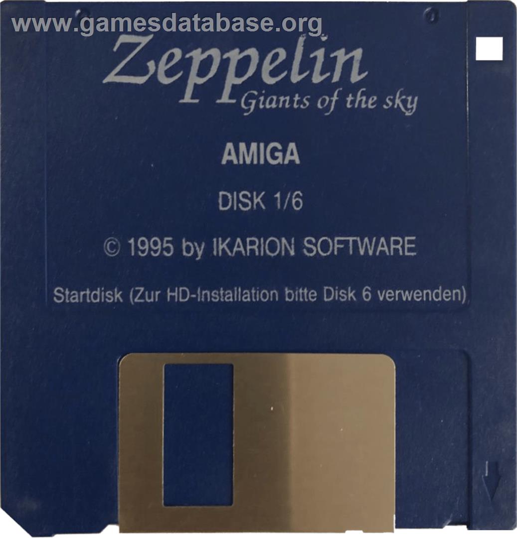 Zeppelin: Giants of the Sky - Commodore Amiga - Artwork - Cartridge