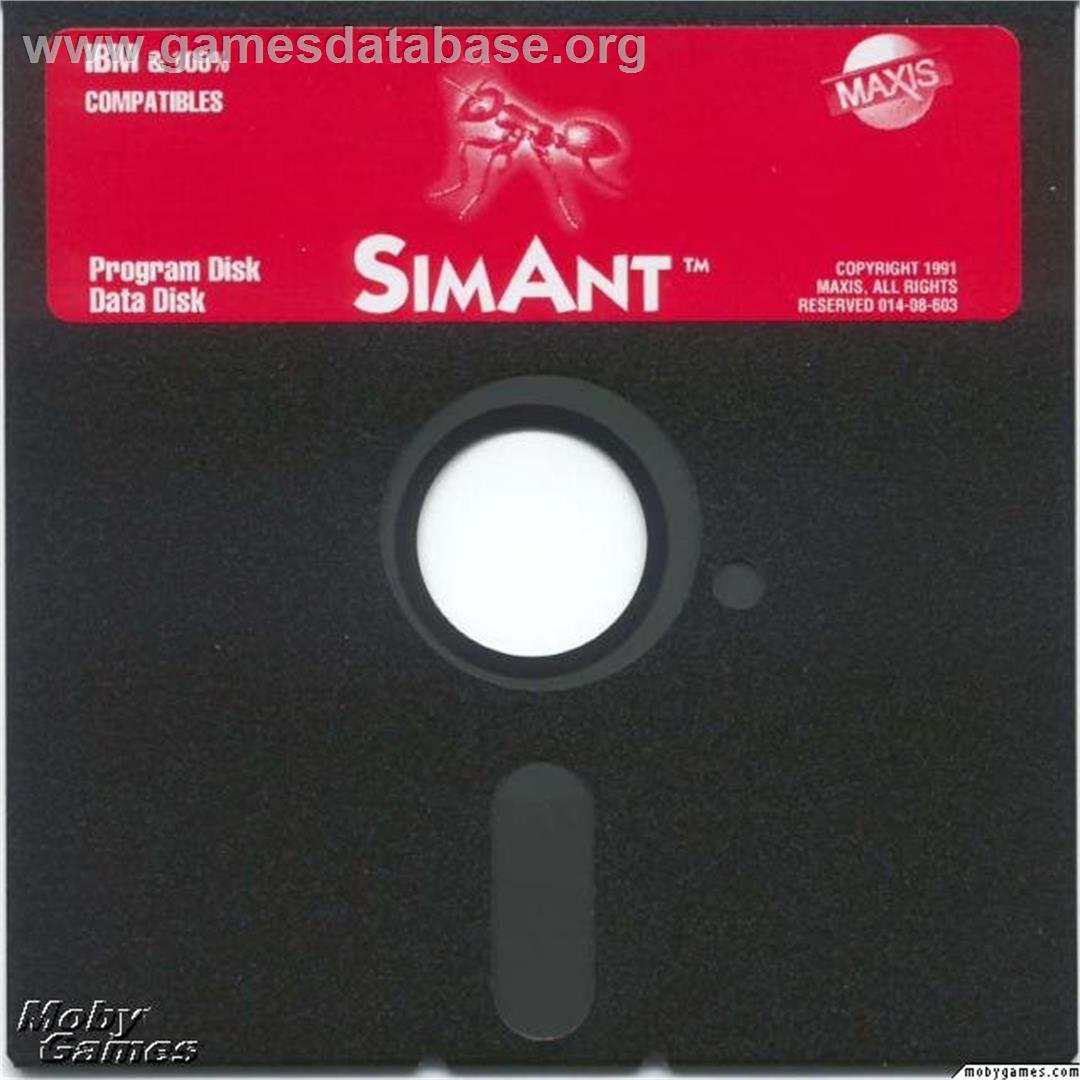 SimAnt - The Electronic Ant Colony - Microsoft DOS - Artwork - Disc