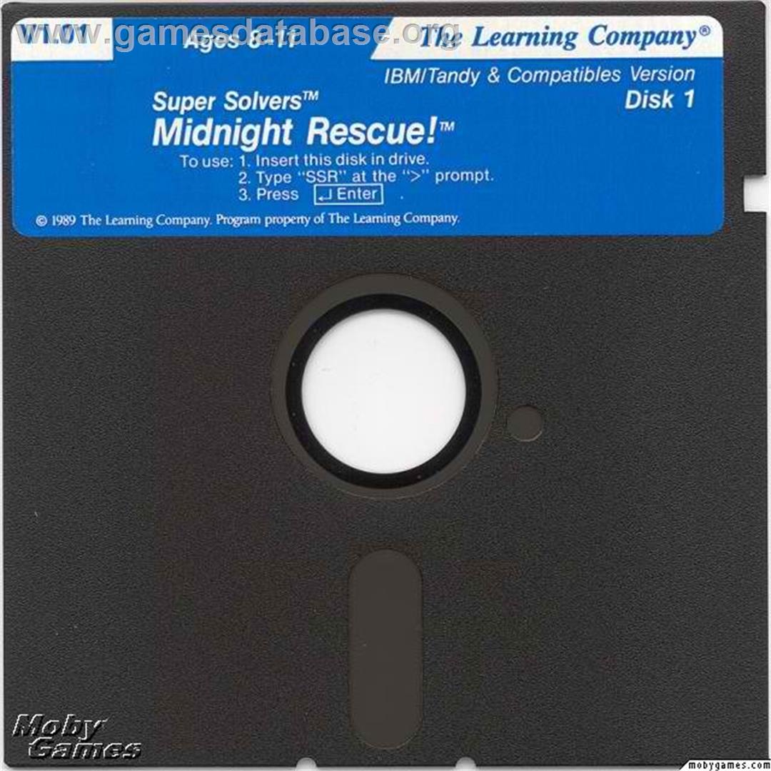 Super Solvers Midnight Rescue - Microsoft DOS - Artwork - Disc