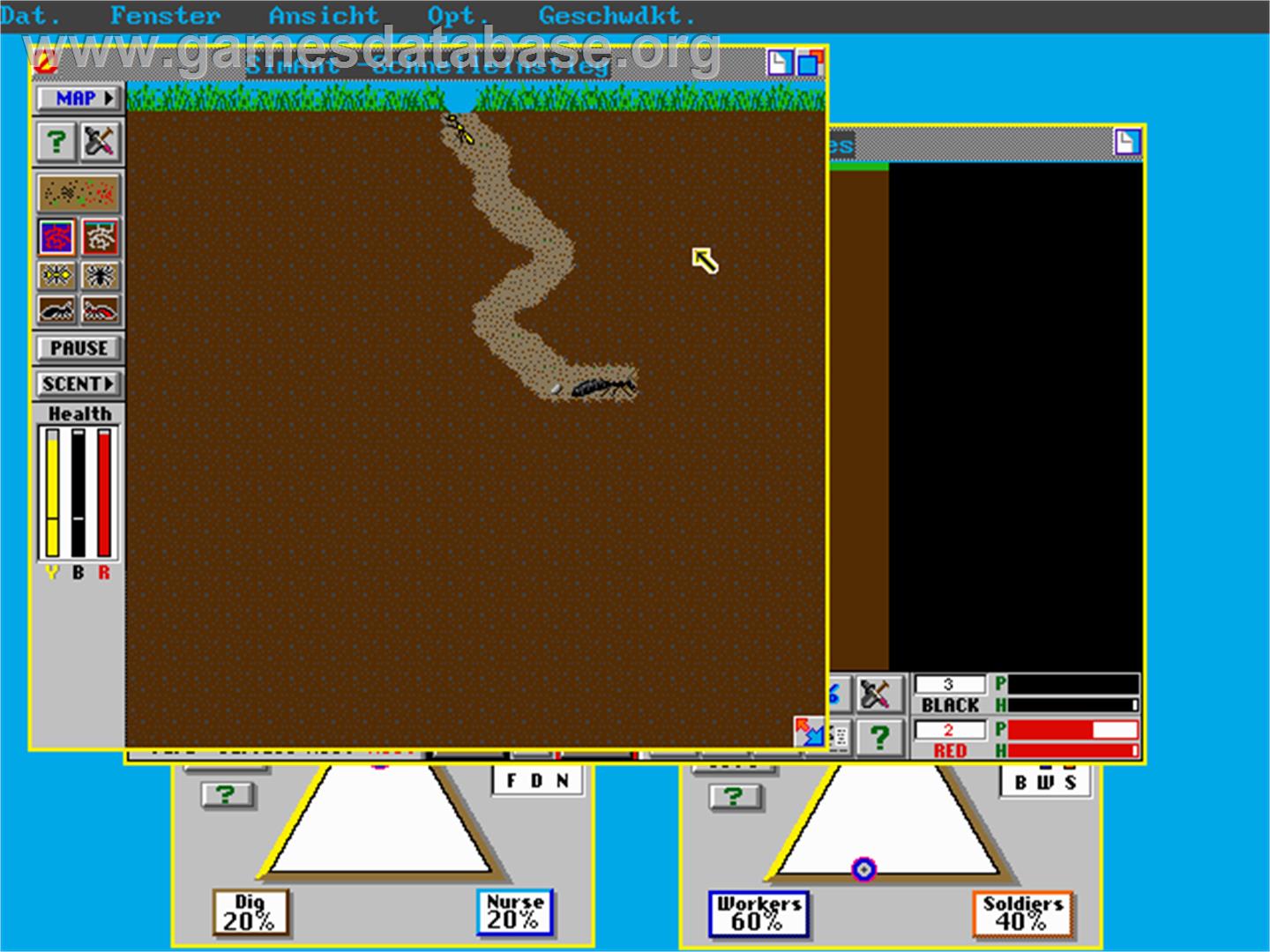 SimAnt - The Electronic Ant Colony - Microsoft DOS - Artwork - In Game