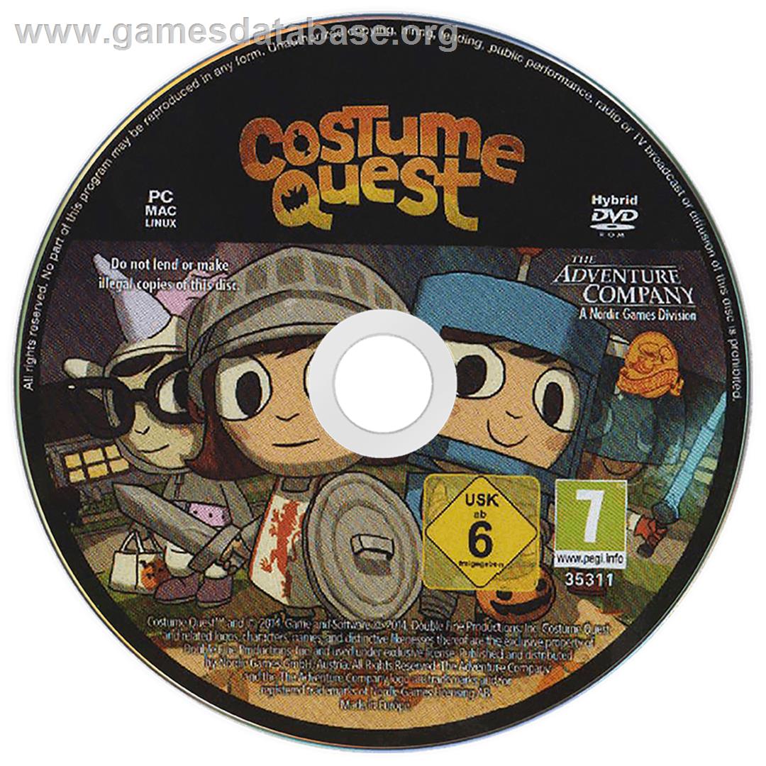 Costume Quest - Microsoft Windows - Artwork - Cartridge