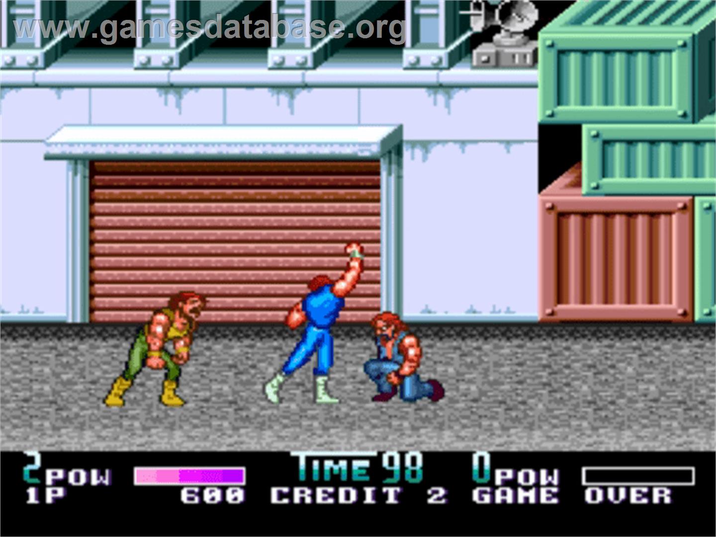 Double Dragon II - The Revenge - NEC PC Engine CD - Artwork - In Game