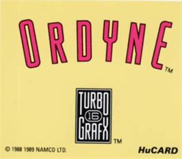 Ordyne - NEC TurboGrafx-16 - Games Database
