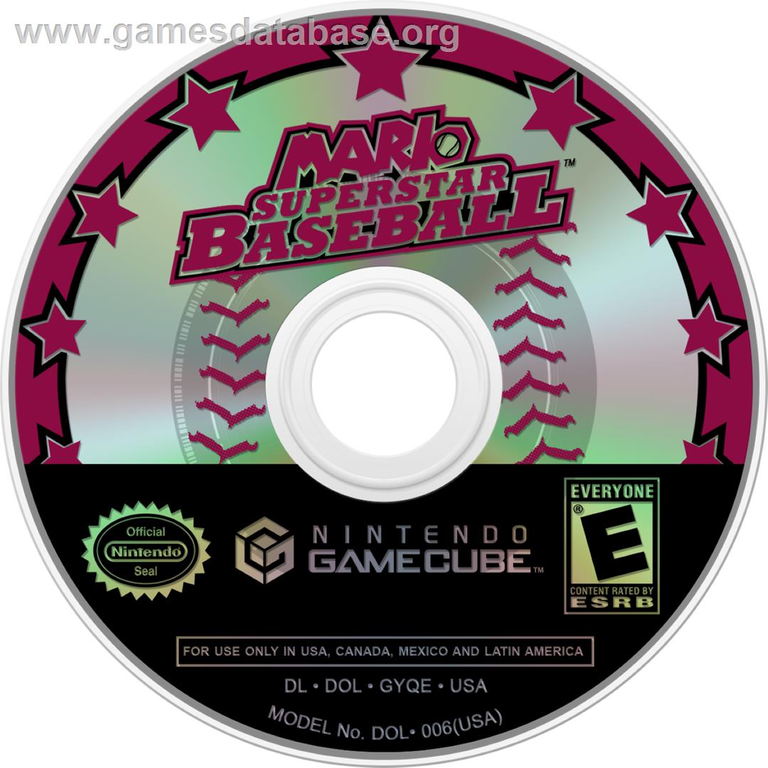 Mario Superstar Baseball - Nintendo GameCube - Artwork - Cartridge