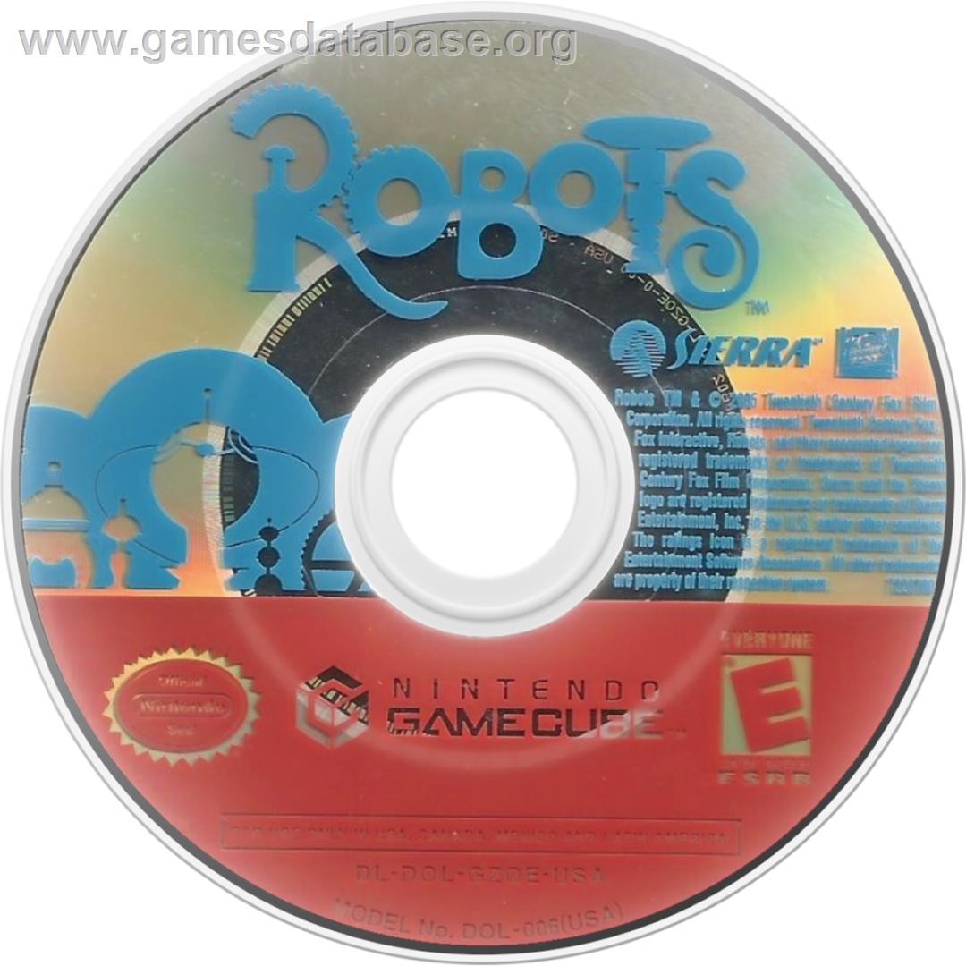 Robots - Nintendo GameCube - Artwork - Cartridge