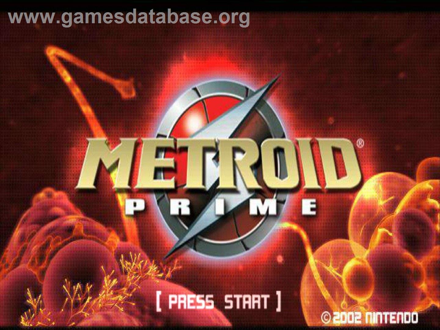 Metroid Prime - Nintendo GameCube - Artwork - Title Screen