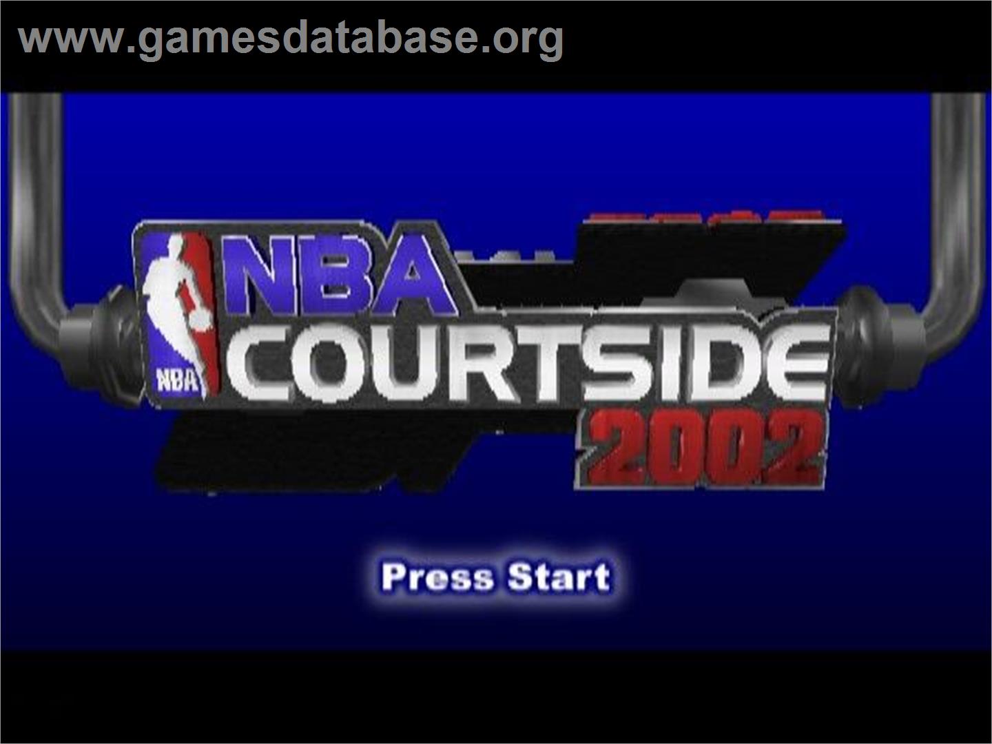 NBA Courtside 2002 - Nintendo GameCube - Artwork - Title Screen