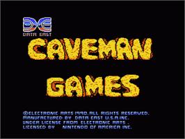 Caveman Ugh-Lympics - Nintendo NES - Games Database
