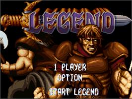 Legend - Nintendo SNES - Games Database