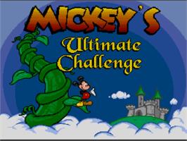 Mickey's Ultimate Challenge - Nintendo SNES - Games Database