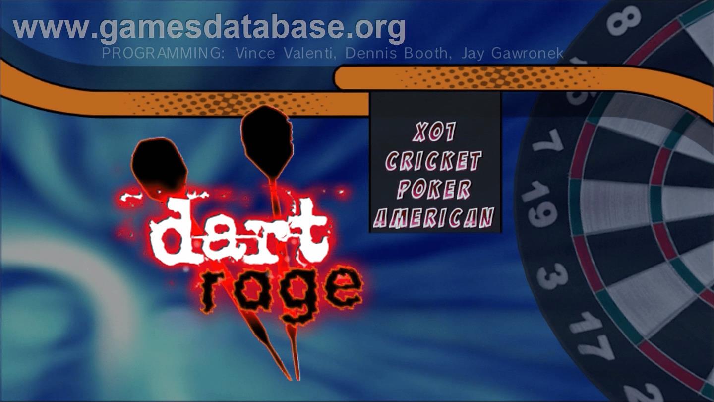 Dart Rage - Nintendo WiiWare - Artwork - Title Screen