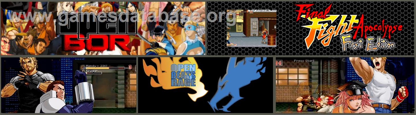 Final Fight Apocalypse - 1st Edition - OpenBOR - Artwork - Marquee
